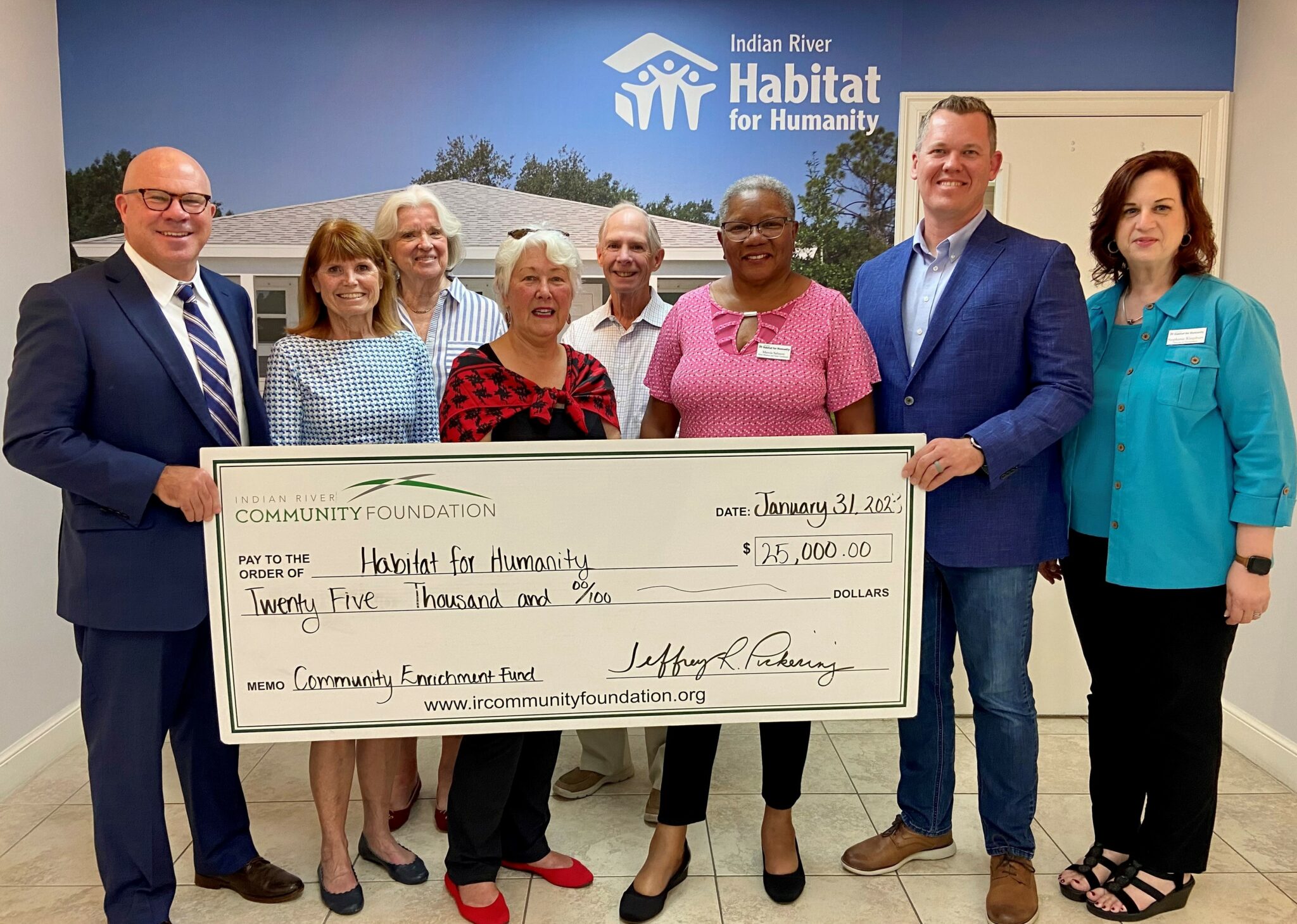 IRCF Awards Habitat for Humanity $25,000 | Indian River Community ...